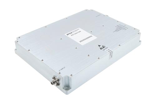 53 dB Gain, 200 Watt Psat, 1.5 MHz to 30 MHz, High Power LDMOS Amplifier, Class AB, Type N Output