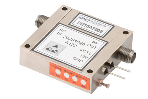 40 Db Variable Gain Amplifier 15 Dbm P1db 1 Ghz To 18 Ghz 20 Db Gain Control 5 Db Nf Sma