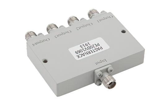 4 Way 2.92mm Power Divider from 18 GHz to 40 GHz Rated at 20 Watts