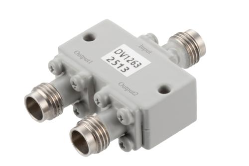 2 Way 2.4mm Female Input Connector Power Divider, From 8 GHz to 54 GHz ...