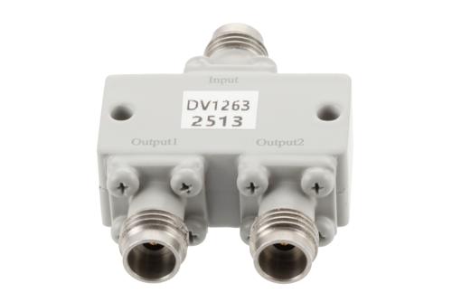 2 Way 2.4mm Female Input Connector Power Divider, From 8 GHz to 54 GHz ...