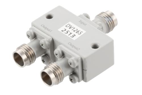 2 Way 2.4mm Female Input Connector Power Divider, From 18 GHz to 55 GHz ...