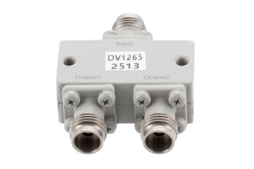 2 Way 2.4mm Female Input Connector Power Divider, From 18 GHz to 55 GHz ...