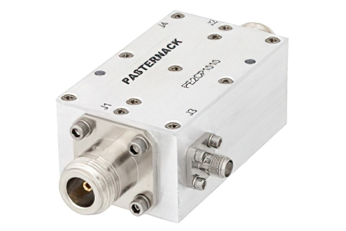 Dual Directional 40 dB N Coupler From 100 MHz to 500 MHz Rated To 500 Watts