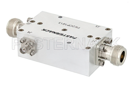 Dual Directional 40 dB N Coupler From 500 MHz to 3 GHz Rated To 200 Watts