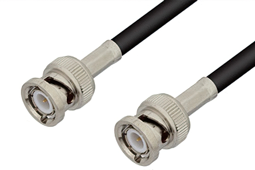BNC Male to BNC Male Cable 30 Inch Length Using RG58 Coax