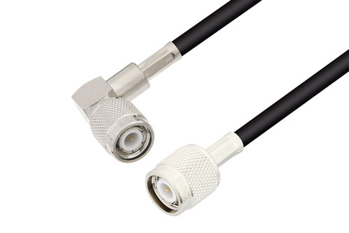 TNC Male Right Angle to TNC Male Cable 200 CM Length Using RG58 Coax ...