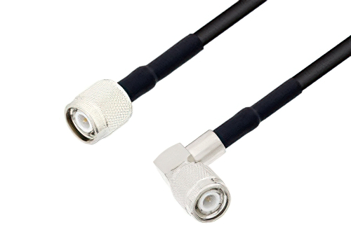 TNC Male to TNC Male Right Angle Cable 200 CM Length Using RG58 Coax ...