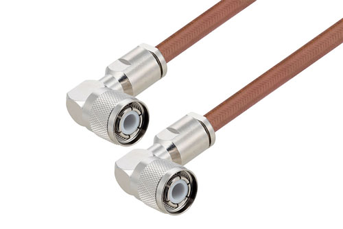 HN Male Right Angle to HN Male Right Angle Cable 72 Inch Length Using ...