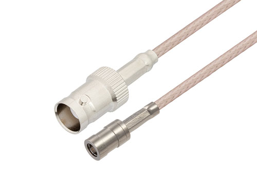 SMB Plug to BNC Female Cable Using RG316 Coax