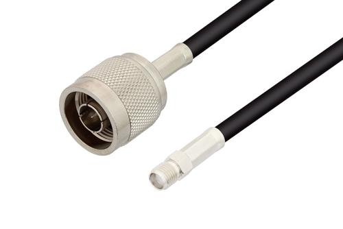 SMA Female to N Male Cable Using RG223 Coax