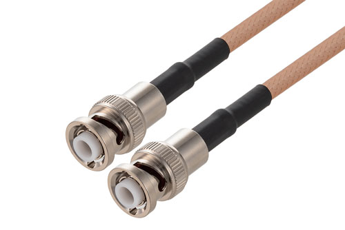 MHV Male to MHV Male Cable 6 Inch Length Using RG400 Coax with ...