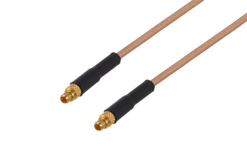 MMCX Plug to MMCX Plug Cable Using RG178 Coax with HeatShrink