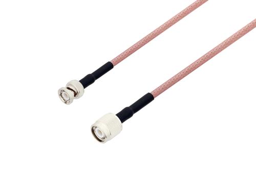 BNC Male to TNC Male Cable Using RG142 Coax with HeatShrink