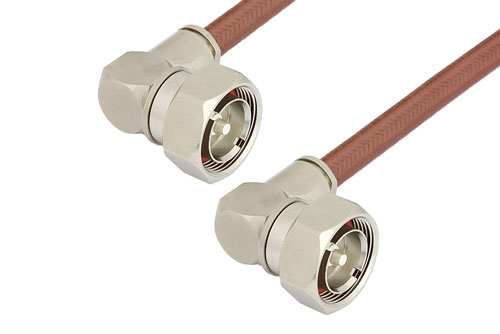 7/16 DIN Male Right Angle to 7/16 DIN Male Right Angle Cable 24 Inch ...