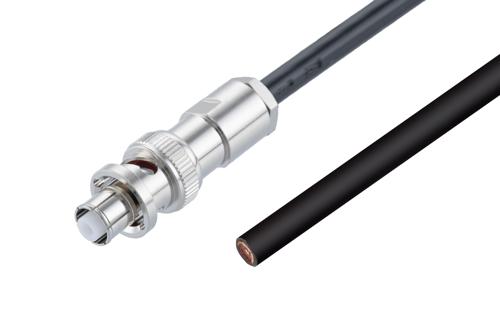 75 Ohm SHV Plug to 75 Ohm Straight Cut Lead Cable 36 Inch Length Using ...