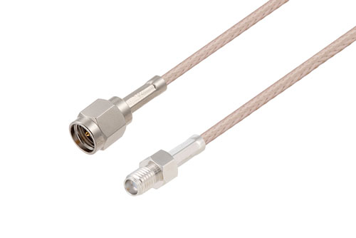 SMA Male to SSMA Female Cable 12 Inch Length Using RG316 Coax