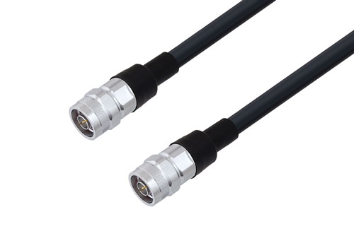 N Male to N Male Low Loss Cable Using LMR-400 Coax with Times Microwave ...