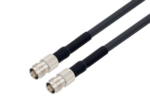 TNC Female to TNC Female Low Loss Cable Using LMR-240 Coax with HeatShrink