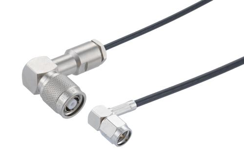 SMA Male Right Angle to Reverse Polarity TNC Plug Right Angle Low Loss ...