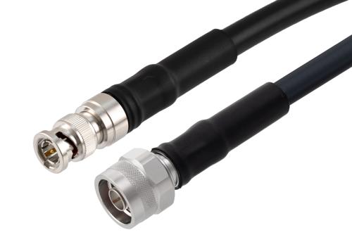 75 Ohm BNC Male to 75 Ohm N Male Low Loss Cable Using 75 Ohm LMR-400-75 ...