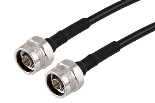 75 Ohm N Male to 75 Ohm N Male Low Loss Cable Using 75 Ohm LMR-240-75 ...