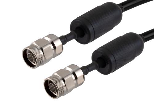 Waterproof IP68 N Male (Plug) to N Male (Plug) Low PIM Cable Using TCOM ...