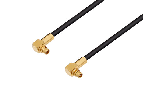 MMCX Plug Right Angle to MMCX Plug Right Angle Cable 200 cm Length ...