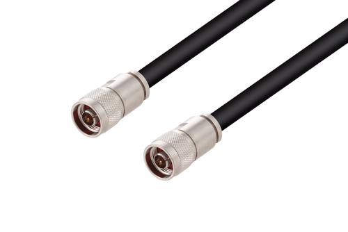 N Male to N Male Cable Using RG214 Coax, LF Solder