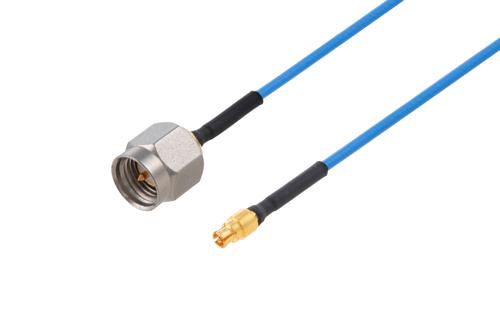 SMA Male to Mini SMP Female Cable Using PE-P047 Coax