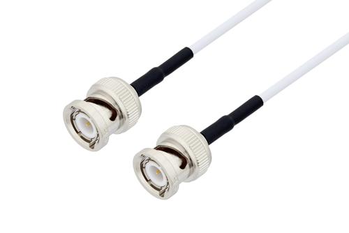 BNC Male to BNC Male Cable Using RG188 Coax with HeatShrink