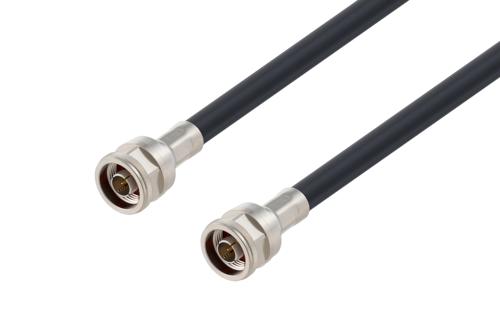N Male to N Male Low Loss Cable Using LMR-400-UF Coax