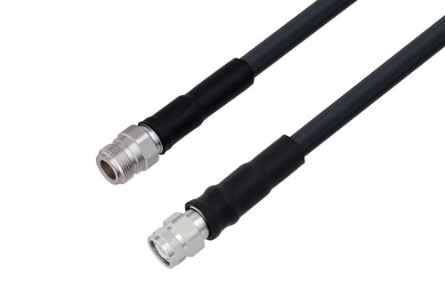 N Female to TNC Male Low Loss Cable Using LMR-400 Coax with Times ...