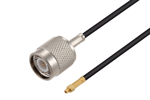 TNC Male to MMCX Plug Low Loss Cable 24 Inch Length Using LMR-100 Coax ...