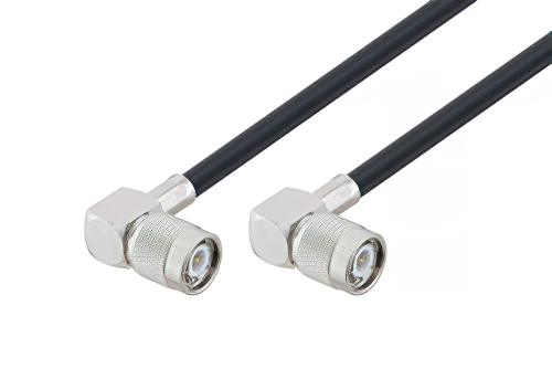 TNC Male Right Angle to TNC Male Right Angle Cable 150 cm Length Using ...