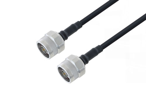 N Male to N Male Low Loss Cable Using LMR-200-UF Coax with Times ...