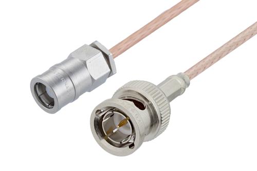 75 Ohm SMB Plug to 75 Ohm BNC Male Cable Using 75 Ohm RG179 Coax