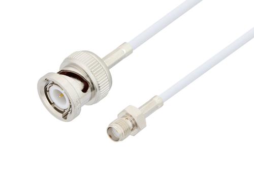 SMA Female to BNC Male Cable Using RG188 Coax