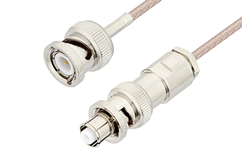 BNC Male to SHV Plug Cable Using RG316 Coax