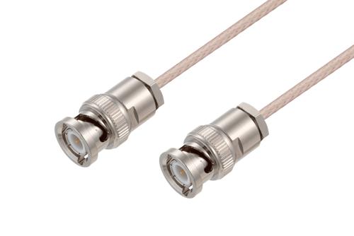 BNC Male to BNC Male Cable Using RG316 Coax, LF Solder