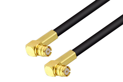 Push-On SMP Female Right Angle to Push-On SMP Female Right Angle Low ...