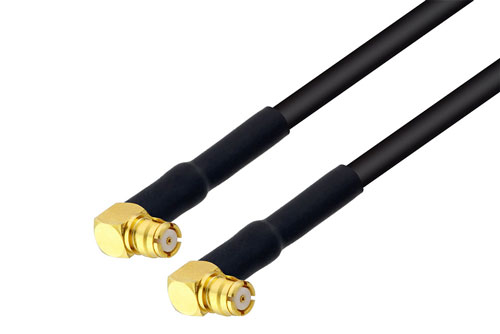 Push-On SMP Female Right Angle to Push-On SMP Female Right Angle Low ...