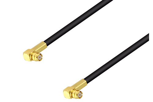 Push-On SMP Female Right Angle to Push-On SMP Female Right Angle Low ...
