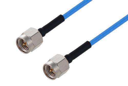 SMA Male to SMA Male Cable 24 Inch Length Using PE-P086 Coax