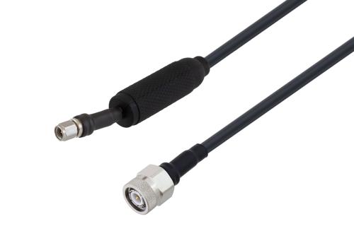 Waterproof IP68 SMA Male (Plug) to SMA Male (Plug) Low Loss Cable 24 ...