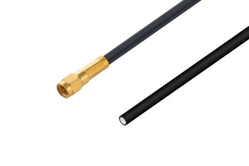 SMA Male to Straight Cut Lead Low Loss Cable Using LMR-200 Coax
