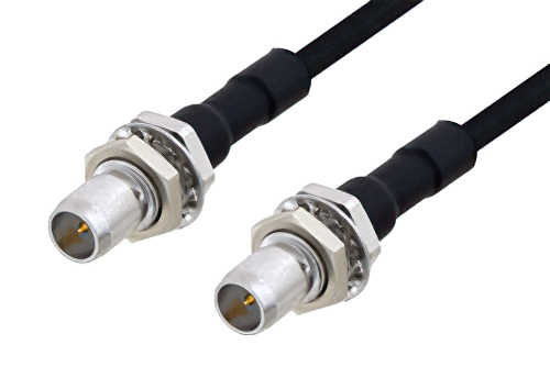 Slide-On BMA Plug Bulkhead to Slide-On BMA Plug Bulkhead Cable Using PE ...