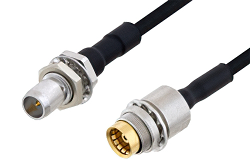 Slide-On BMA Plug Bulkhead to Slide-On BMA Jack Bulkhead Cable Using PE ...