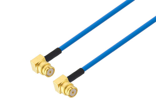 SMP Female Right Angle to SMP Female Right Angle Cable 24 Inch Length ...