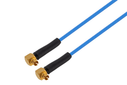 Mini SMP Female Right Angle to Mini SMP Female Right Angle Cable Using ...